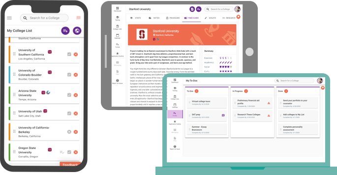 CustomCollegePlan: Features for Students